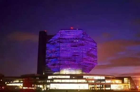 Glass Wall Building Facade Lighting Display - Knowledge - SHLED